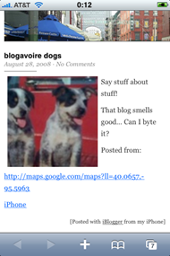 itFun.jp: iPhone用 Blogger投稿App "iBlogger"